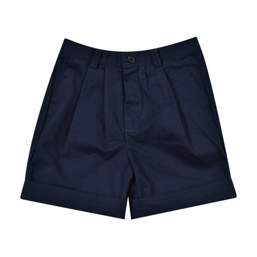 Turn-up leg cuffs navy short